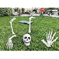 Amazon.com: GiftExpress Creepy Life Size Ground Breaker Skeleton for ...