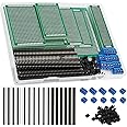 110-Piece PCB Circuit Board Prototype Kit, Double-Sided Perf Boards in ...