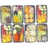 Amazon.com: 10 Pack - SimpleHouseware 3 Compartment Reusable Food Grade ...