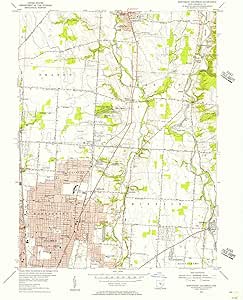 Amazon.com : YellowMaps Northeast Columbus OH topo map, 1:24000 Scale ...