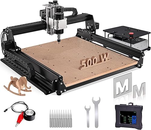 500W CNC Router Kit,Titoe 4540 CNC Router Machine Wood Engraver Machine ...