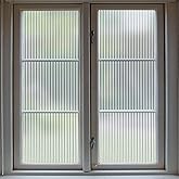 Amazon.com: VELIMAX 1/2-Inch Reeded Glass Window Film, Frosted Reeds ...