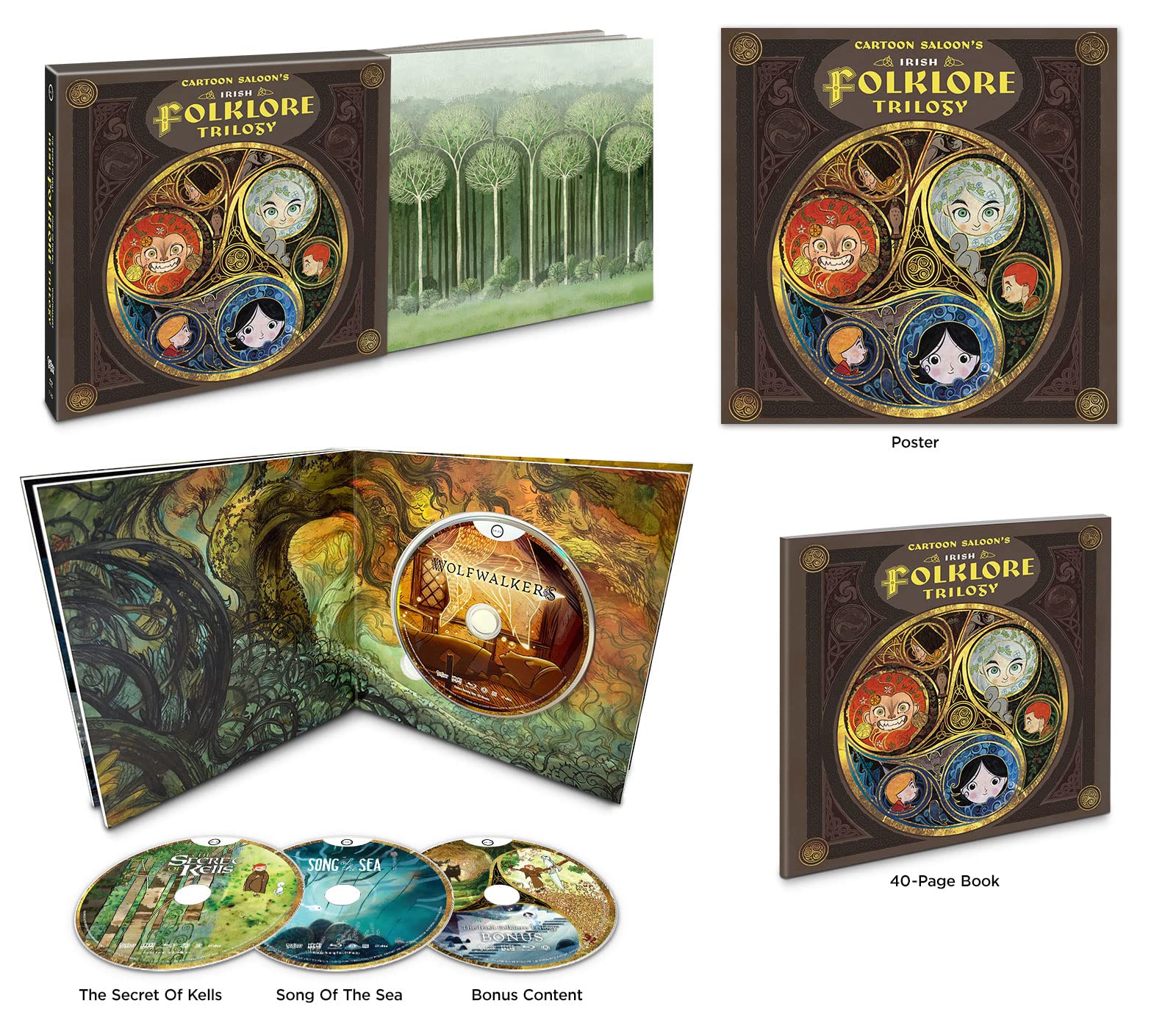 Mua Cartoon Saloon's Irish Folklore Trilogy [Blu-ray] trên Amazon Mỹ ...