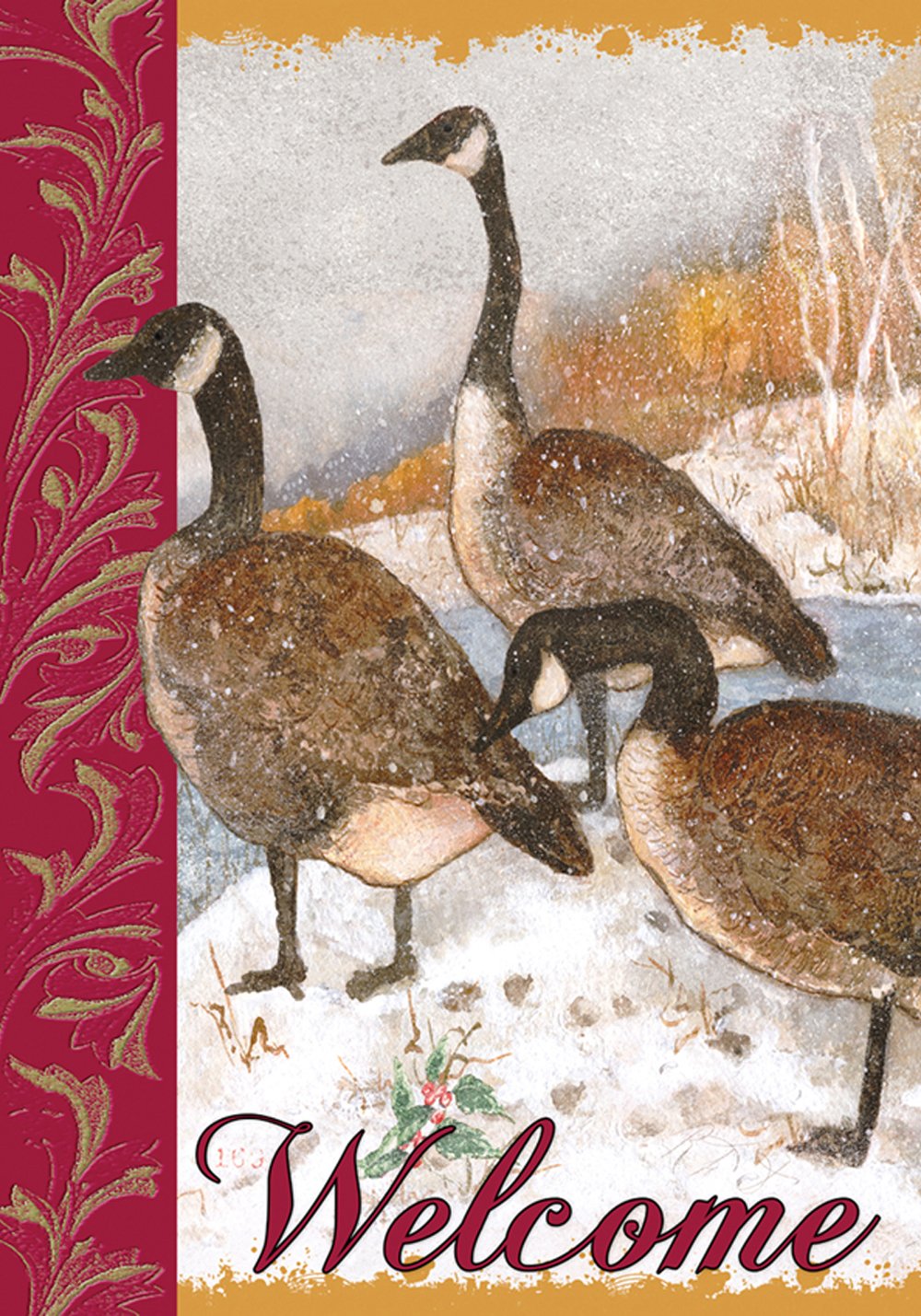 Amazon.com : Toland Home Garden Welcome Geese 28 x 40 Inch Decorative ...