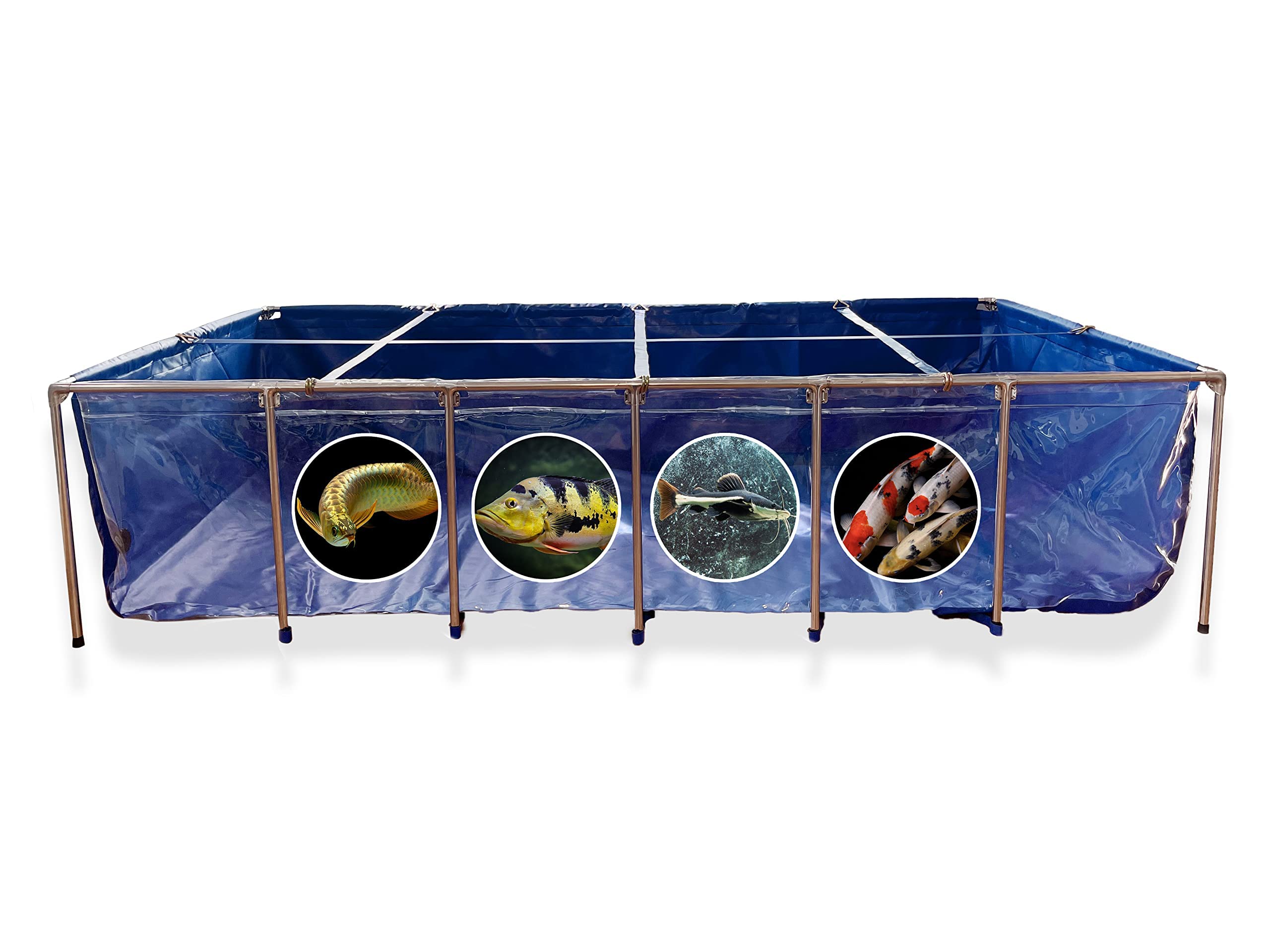 BOSWELL Aquarium Pool Pond,Fish Ponds for Outside with Transparent ...