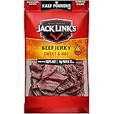 Amazon.com: Jack Link's Beef Jerky, Sweet & Hot, Large Jerky Bags - Flavorful Meat Snacks, Ready ...
