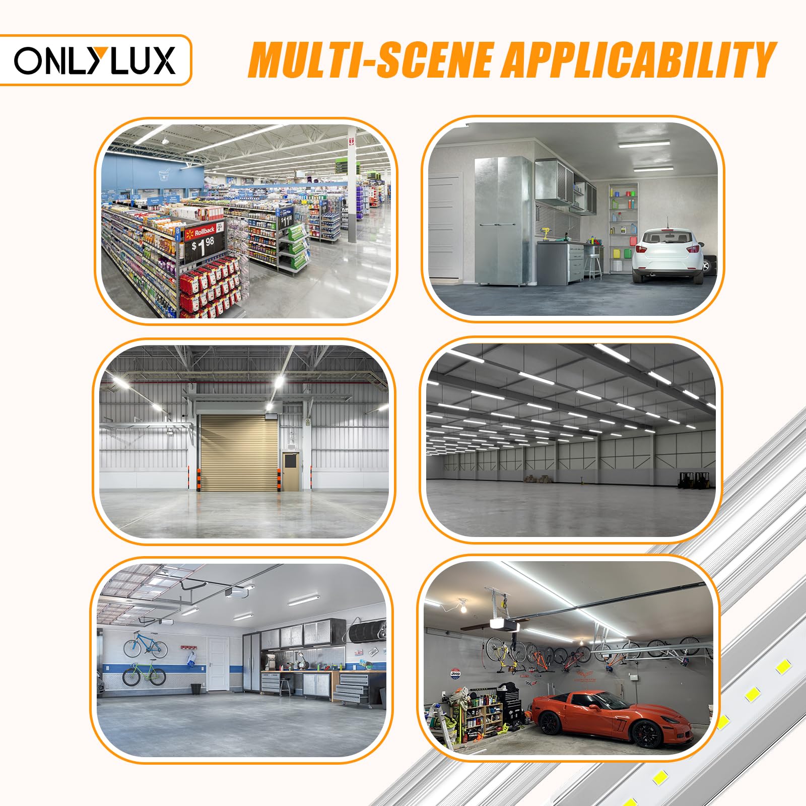 Mua 8ft R17D LED Tube Light, F96t12 HO 8 Foot Led Bulbs, 96'' 8ft led ...