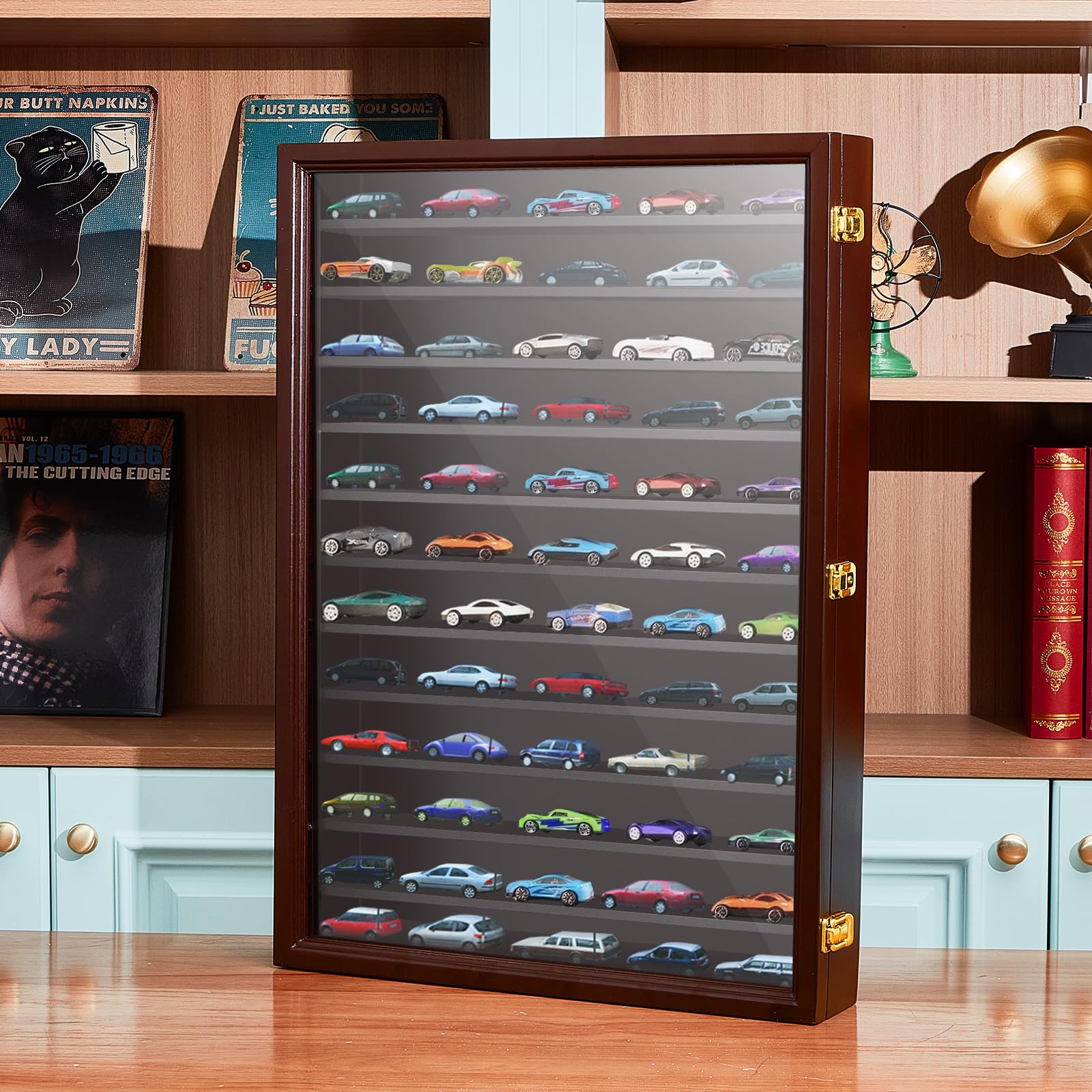 Mua Tatuo Car Model Display Case 1: 64 Scale Toy Cars Box Acrylic Door ...