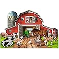 Amazon.com: Melissa & Doug Busy Barn Shaped Jumbo Jigsaw Floor Puzzle ...