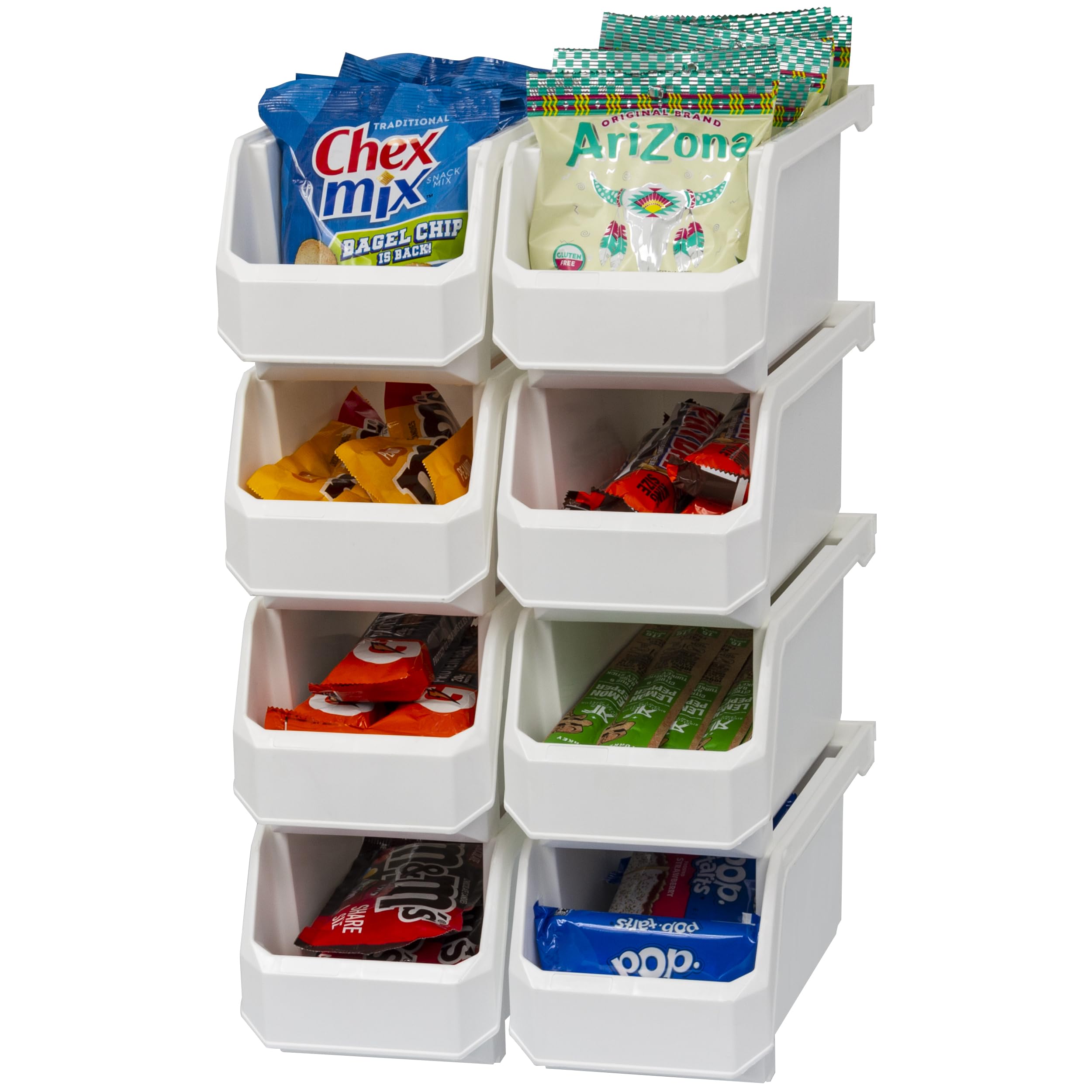 ReadySpace Plastic Containers for Organizing and Storage Bins for Closet, Kitchen, Office, or ...