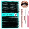 Amazon.com: VAVALASH Lash Clusters Kit 60D+80D 16-20mm Cluster Lashes ...