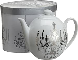 Amazon.com | Rosanna Platinum Chandeliers Teapot, Gift-boxed: Teapots