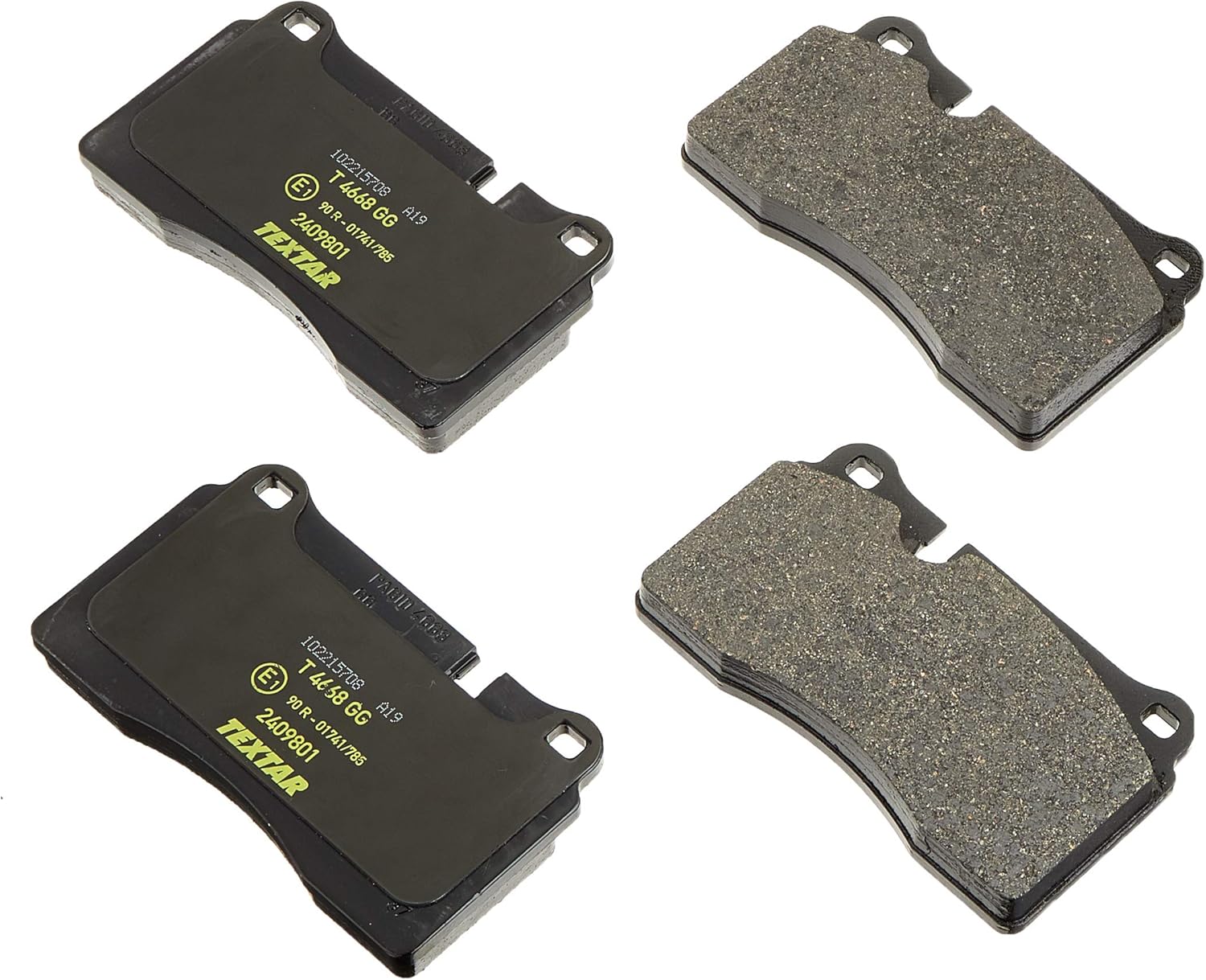 TEXTAR Bremsbelagsatz für Scheibenbremse, 2409801: Amazon.de: Auto