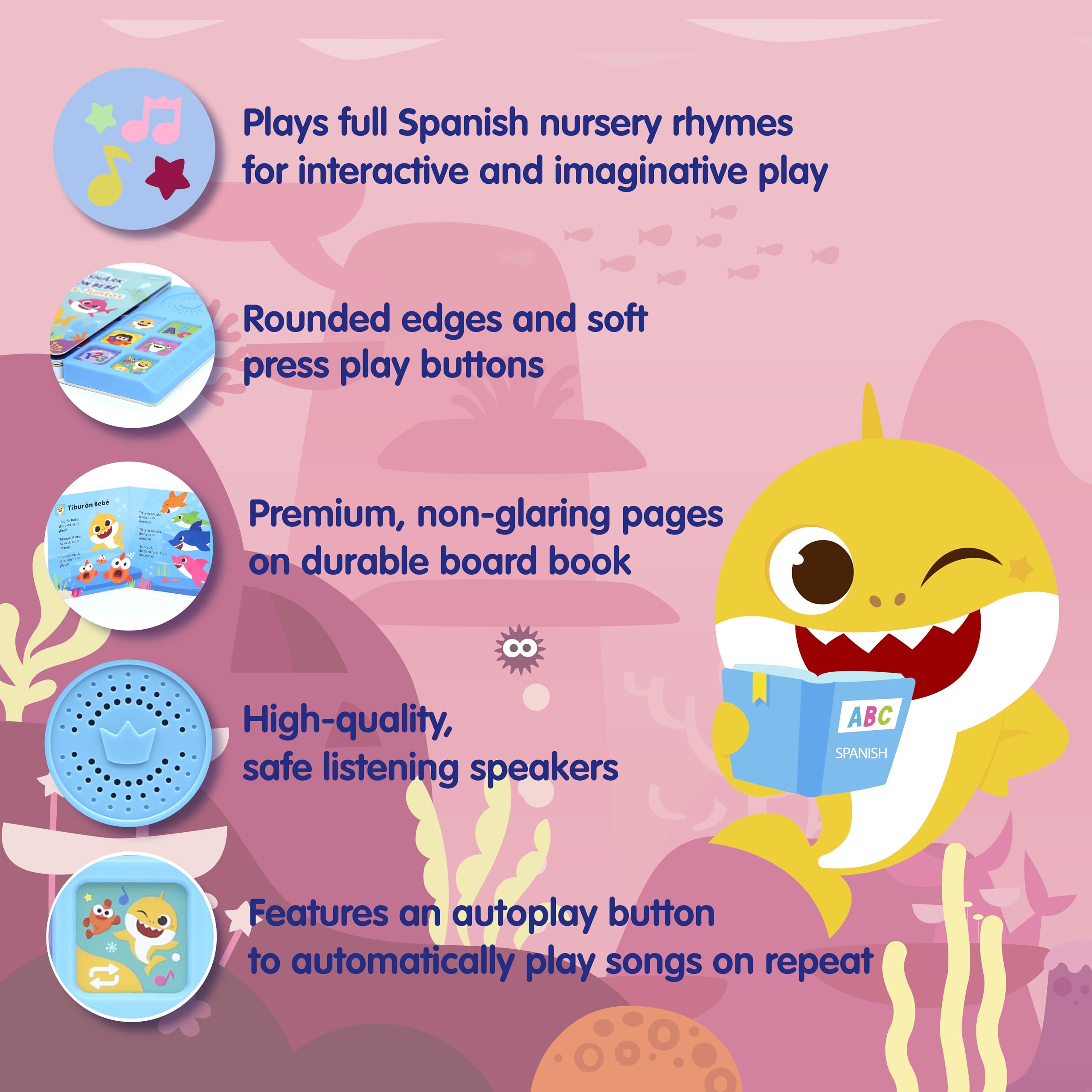Mua Baby Shark Sing-Alongs 6 Button Sound Book, Pinkfong Baby Shark ...
