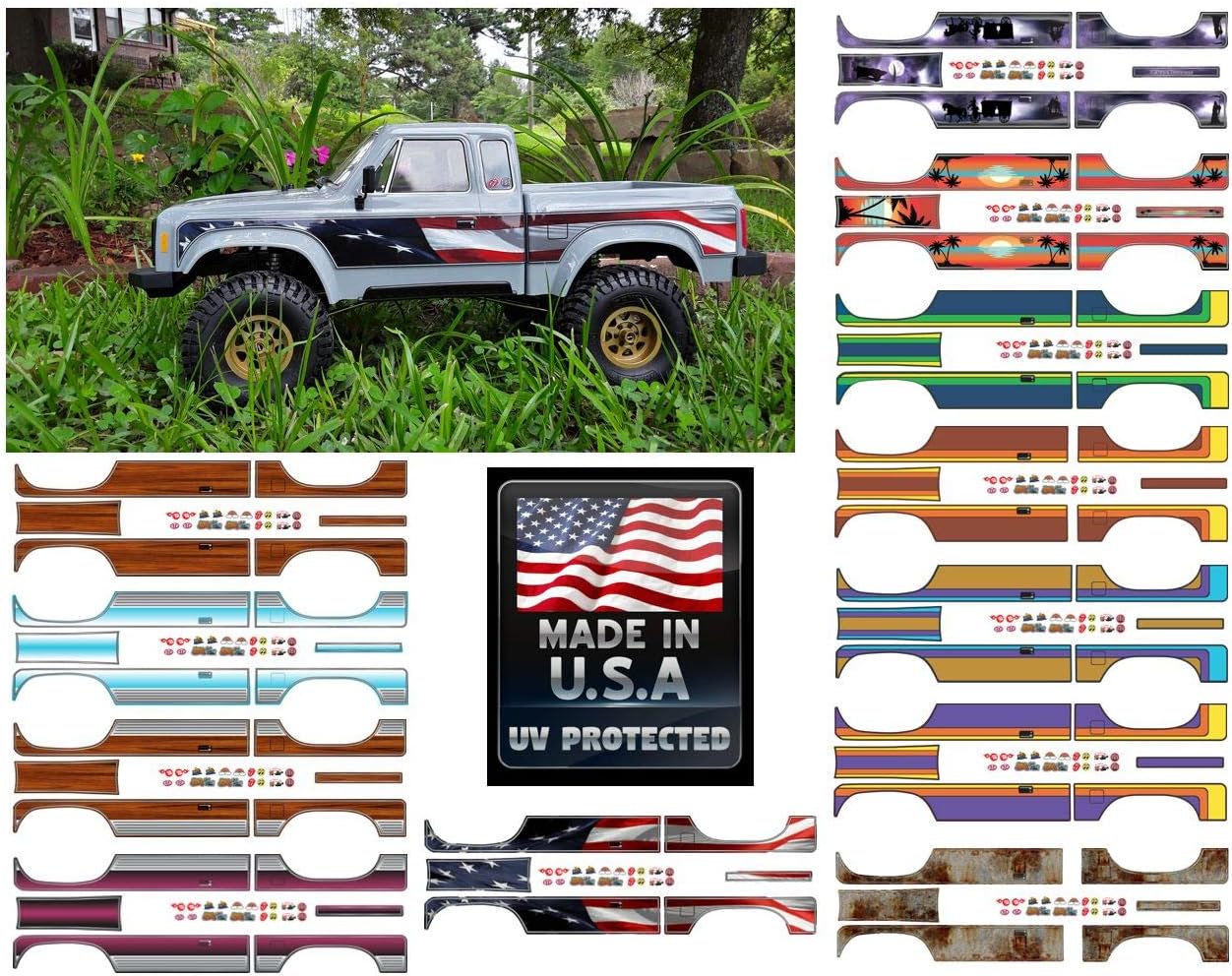 Amazon.com: East Coast Vinyl Werkz Body Decal Sets for Element RC ...