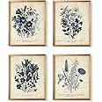 Amazon.com: Watercolor Vintage Flower Poster Print - Rustic Modern ...