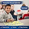 Kids Calendar Visual Schedule Autism – Premium Durable Plastic ...