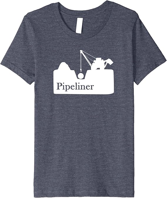 Amazon.com: Pipeliner T-Shirt (Sideboom): Clothing
