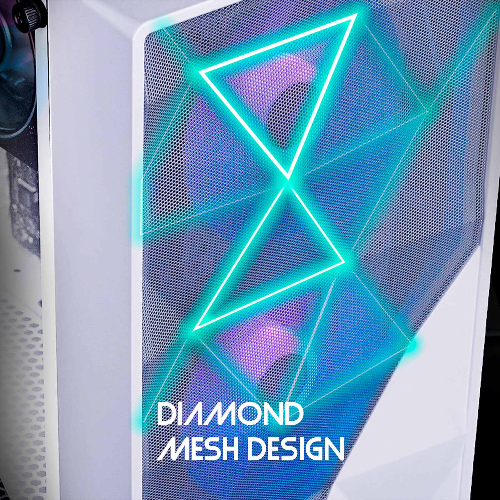 Mua Raidmax Meshian X902 PC Case, Mid-Tower Gaming PC Case with Diamond Mesh Grill, Tempered ...
