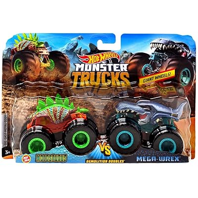 Hot Wheels Monster Trucks Clash Set - Motosaurus VS Nepal | Ubuy
