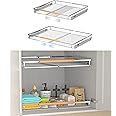 Amazon.com: 2Pack Expandable Pull Out Drawers for Kitchen Cabinets ...