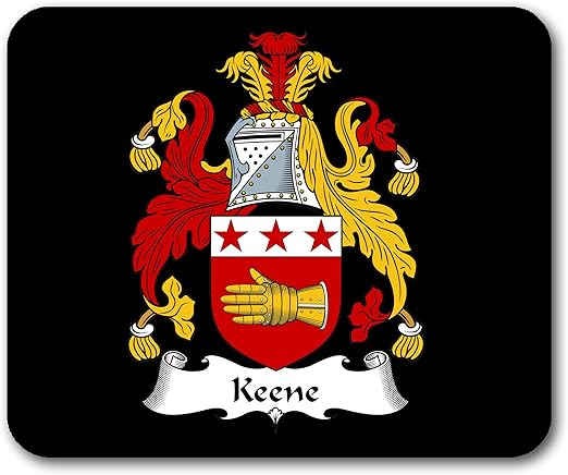 Amazon.com : Keene Coat of Arms/Keene Family Crest Mousepad by Carpe ...