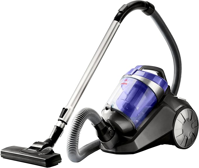 BISSELL 1291B PowerForce Pets Bagless Cylinder Vacuum 900 W - 3 L, Grey ...