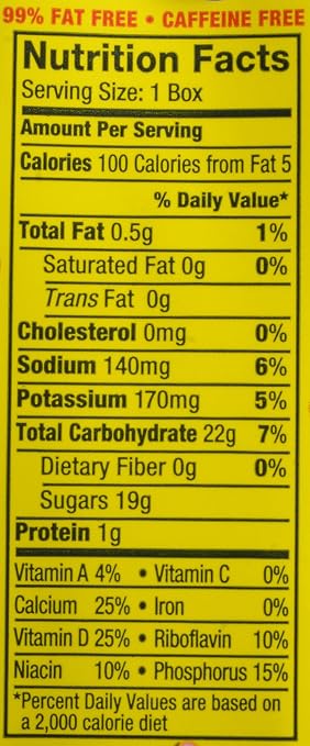 Yoohoo Nutrition Facts – Besto Blog