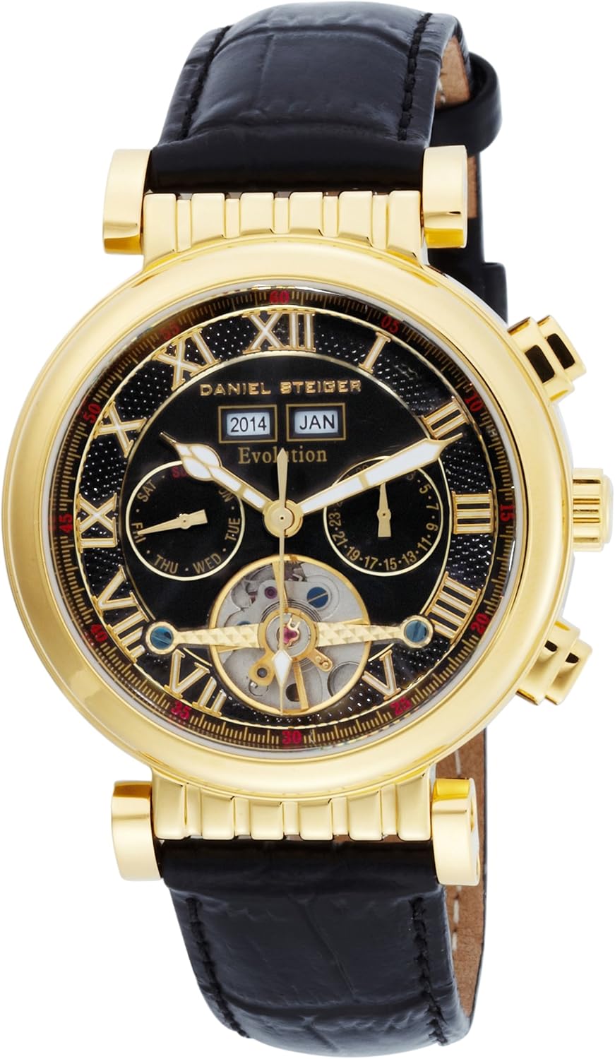 Amazon.com: Daniel Steiger Men's 2084-M Evolution 35 Jewel Automatic ...