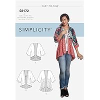 Amazon.com: Simplicity 8172 Easy to Sew Misses' Kimono Sewing Pattern ...
