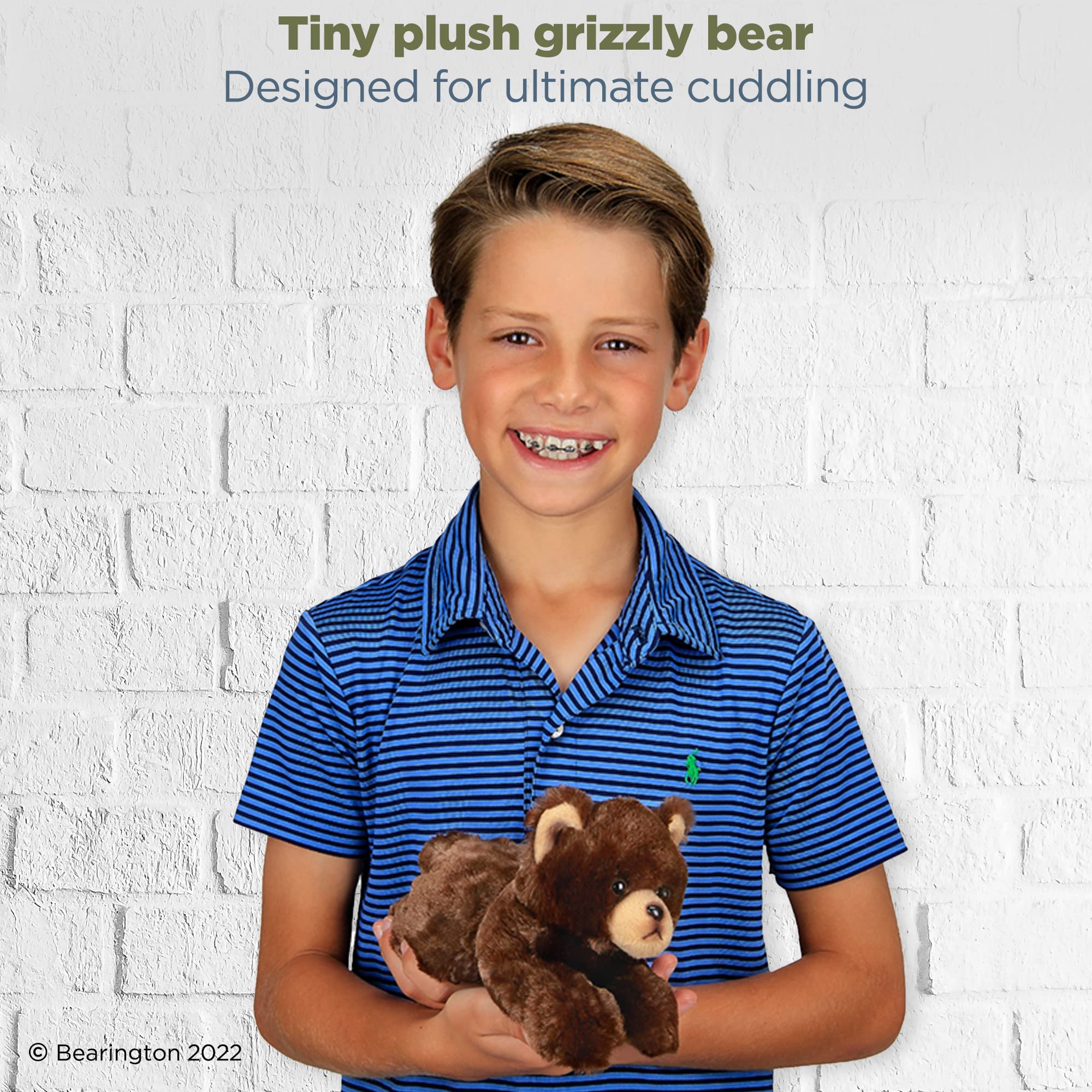 Mua Bearington Lil' Grizby The Brown Grizzly Teddy Bear Plush, 7 Inch ...