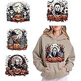 Amazon.com: 12 Sheet Halloween Iron on Patches Stickers Cute Ghost Heat ...