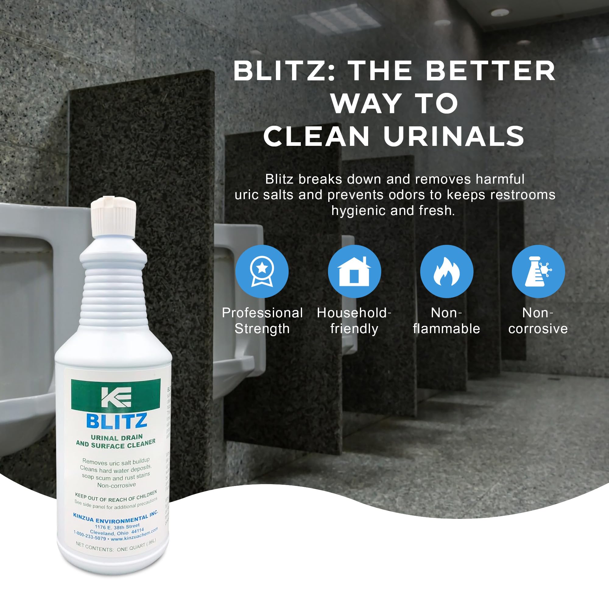 Mua KINZUA ENVIRONMENTAL Blitz Professional Urinal Cleaner, Replaces ...
