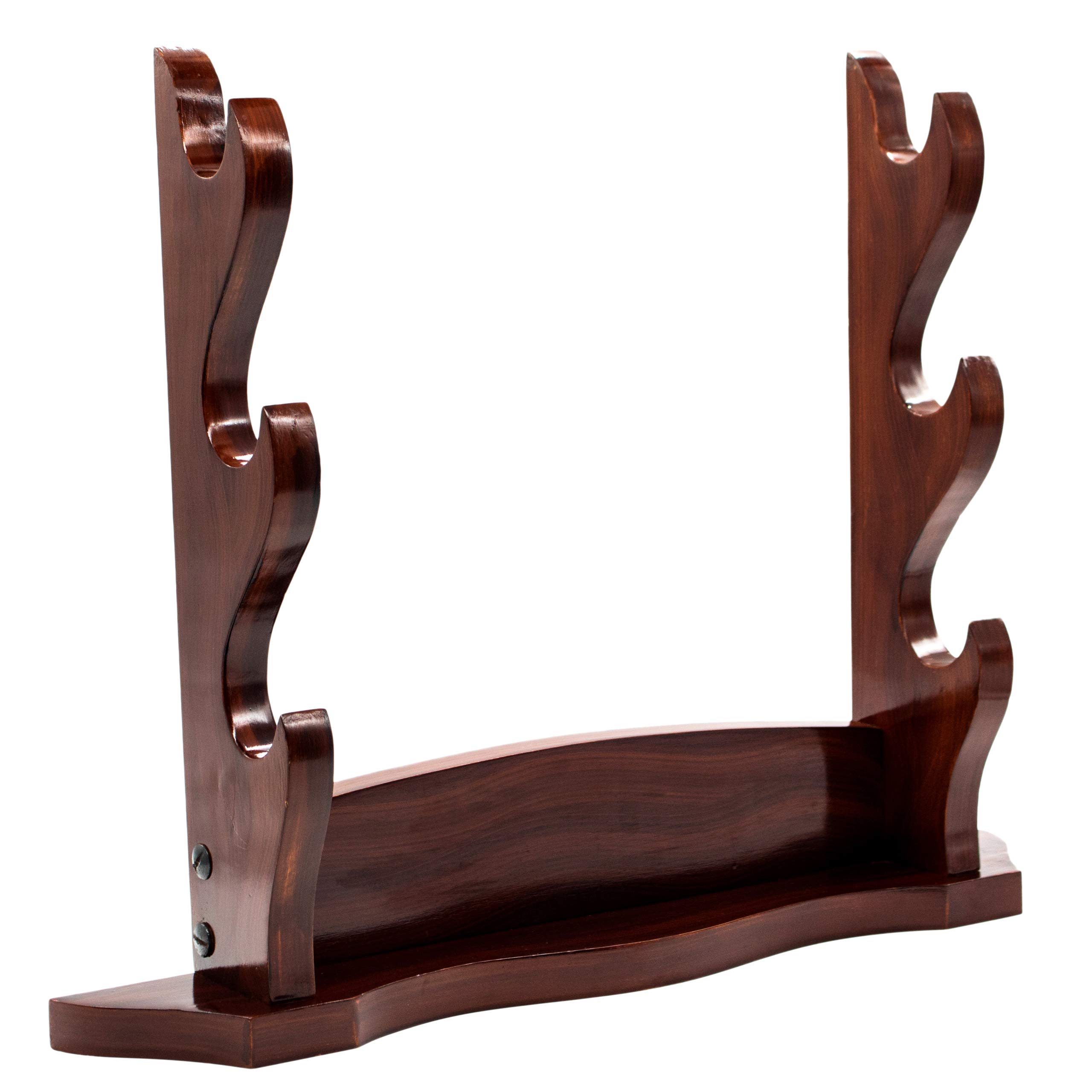 Buy Mythrojan Solid Wood Stand Medieval Wall Samurai Display Stand ...