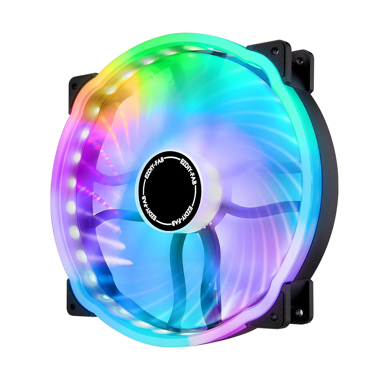 EZDIY-FAB 200mm ARGB Case Fan 800rpm, 200mm 5V ARGB Fan for Computer ...
