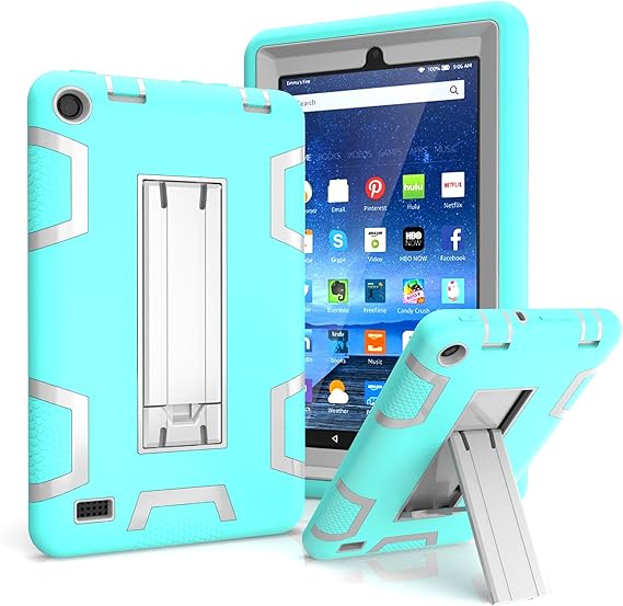 Amazon.com: Kindle Fire 7 inch Case,Y&M(TM) ShockProof / High Impact ...