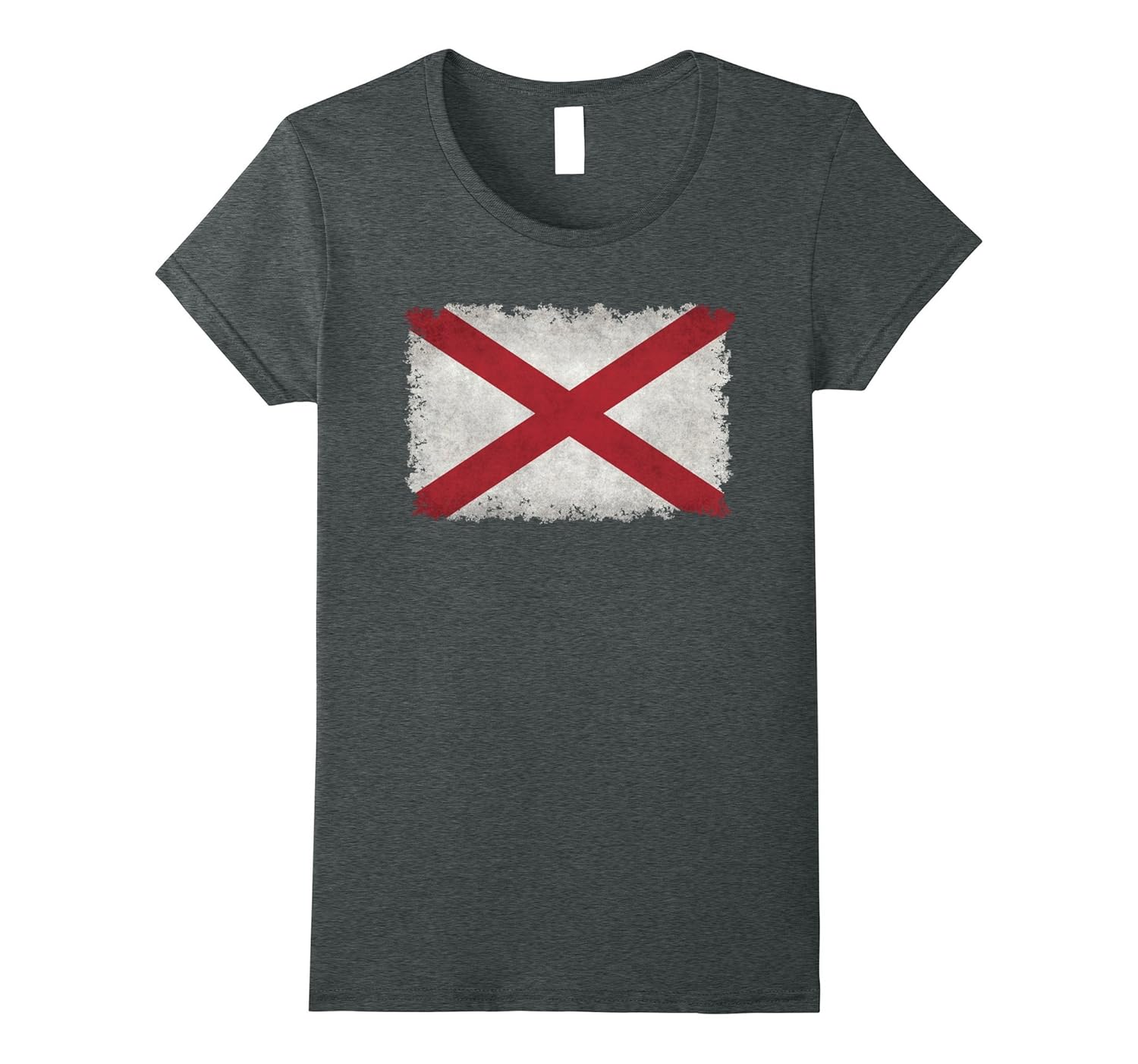 Alabama Flag T-Shirt – Distressed with torn edges-4LVS – 4loveshirt
