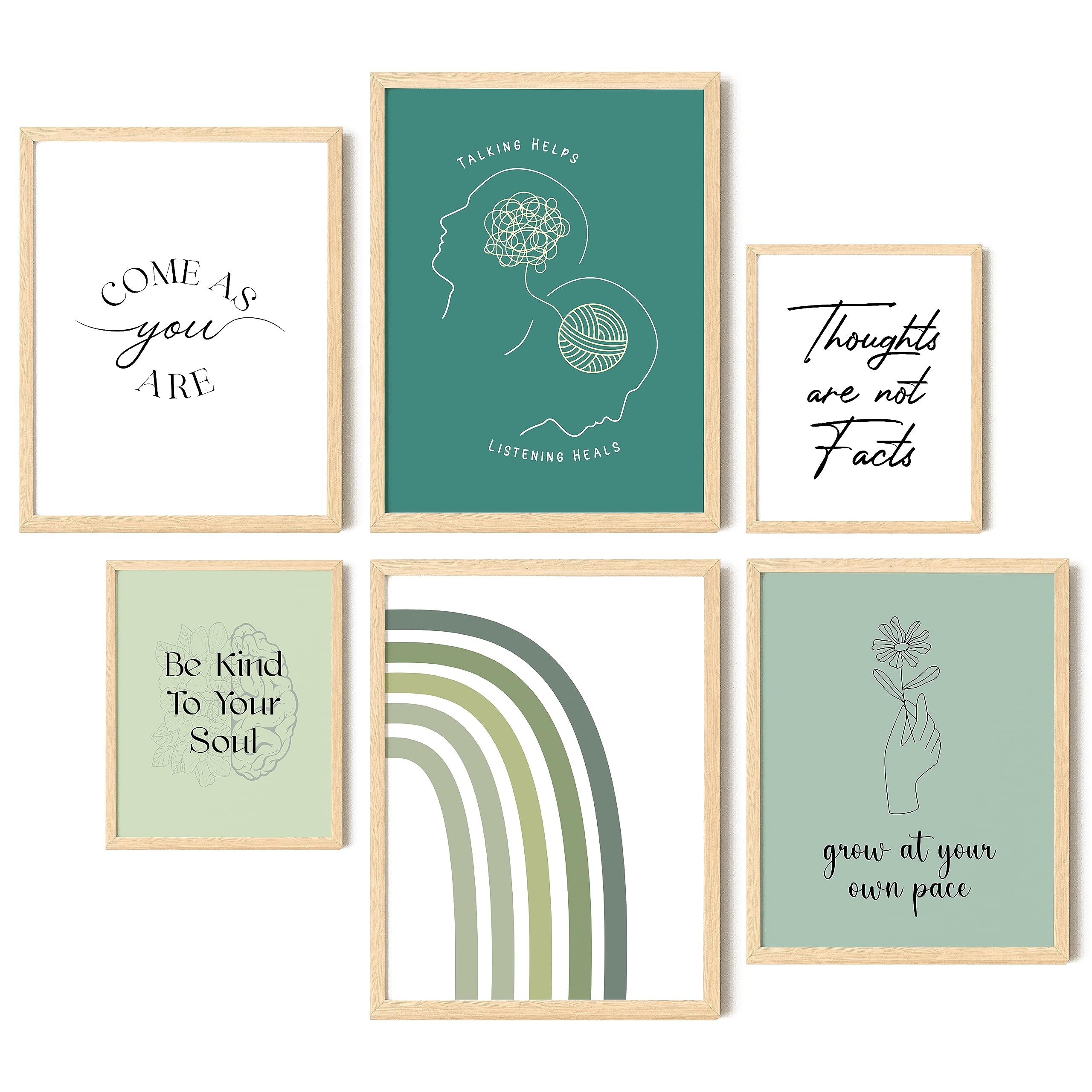 EXCOOL CLUB Therapy Office Decor Mental Health Posters for High School ...