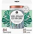 Amazon.com: L. Organic Cotton Tampons Multipack - Regular + Super 42 ...