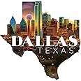 Amazon.com: Dallas Texas Design C Souvenir Magnet 4-Inch : Home & Kitchen
