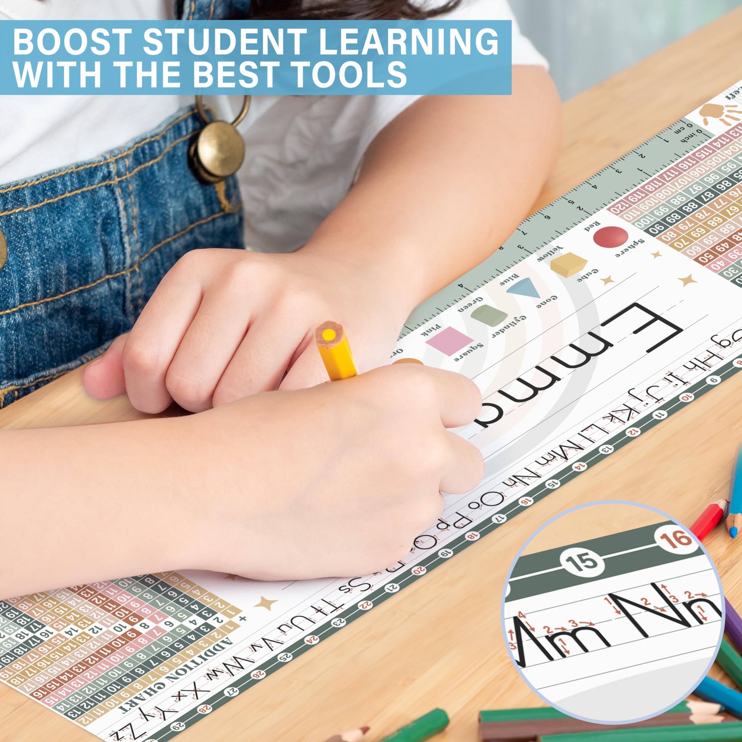 Mua 30 Retro Boho Desk Name Tags for Classroom (17x4) - Traditional ...