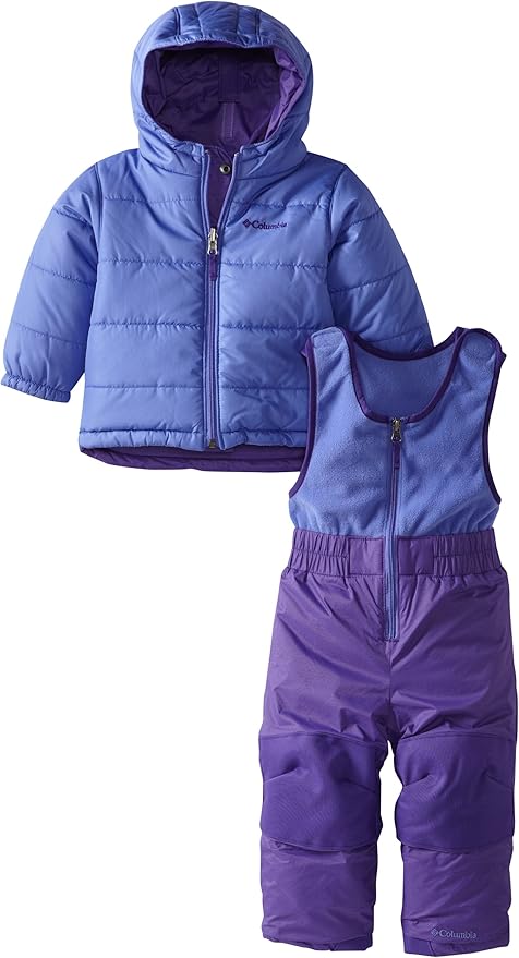 Amazon.com: Columbia Toddler Girls' Double Flake Reversible Snow Set ...