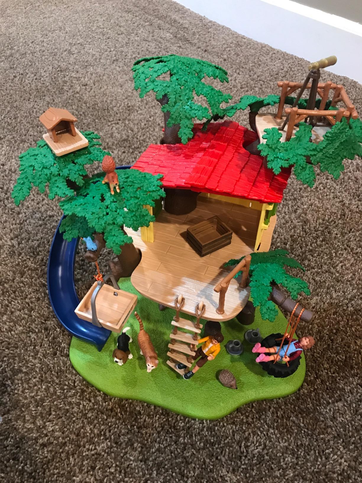 $12/mo - Finance Schleich Farm World Adventure Tree House 28-Piece Farm ...
