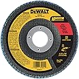 DEWALT Flap Disc, Zirconia, 4-1/2-Inch x 7/8-Inch, 80-Grit (DW8309 ...