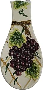 Amazon.com: KK Merchandise Grape Spoonrest Spoon Rest Counter top ...