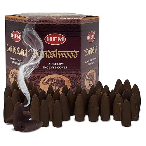 Sandalwood Backflow Incense Cones for Waterfall Inciensos Aromaticos|Incienso|Inciense|Insienso ...