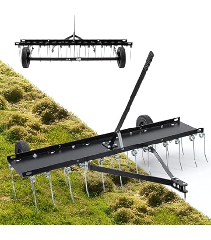 Rock Rake Master Rancher YTL-008-023 Tow Behind Dethatcher Lawn Dethatcher