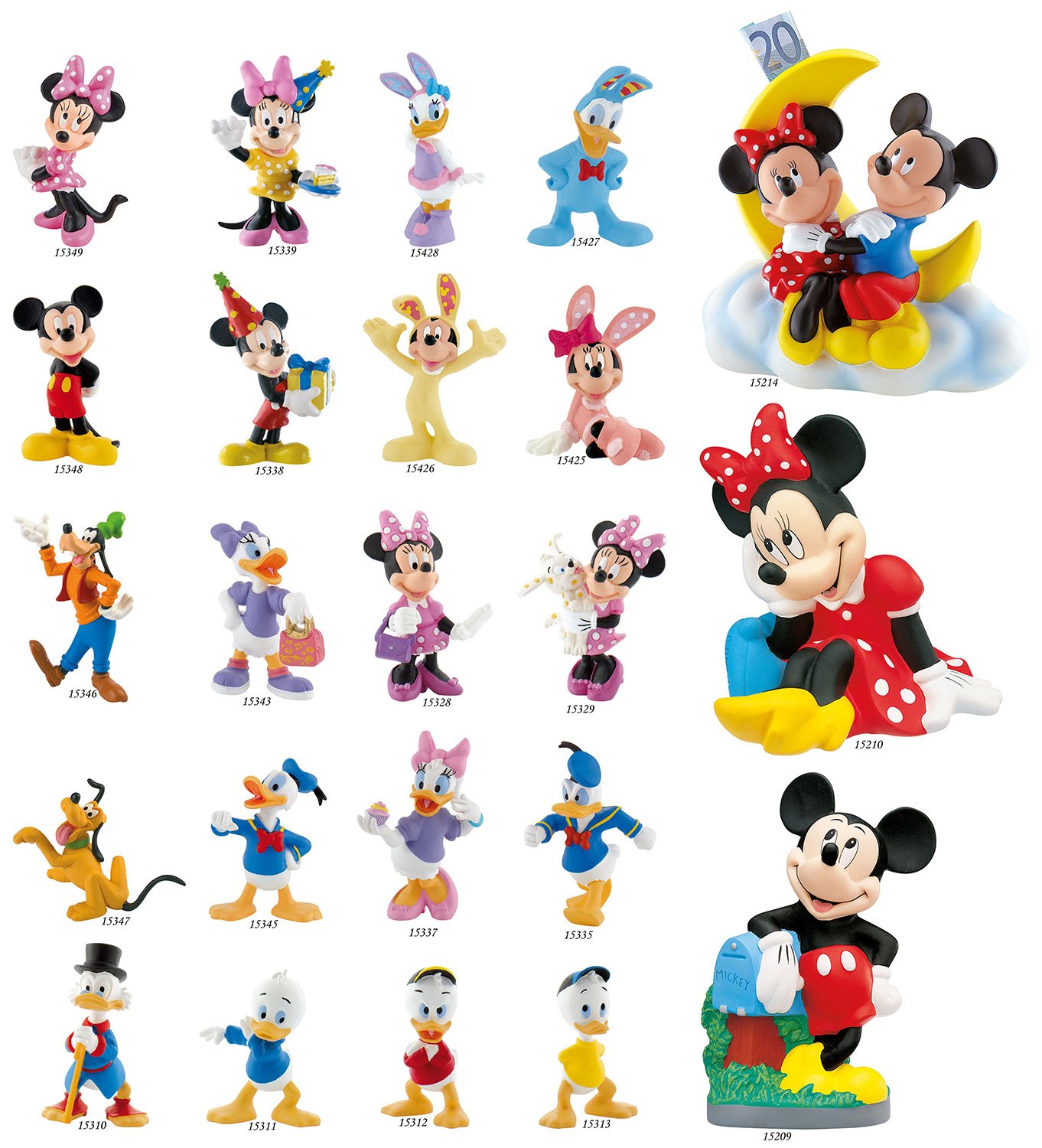 Personaggi e veicoli Bullyland 15312 Louie Walt Disney Mickey Mouse ...