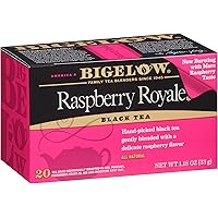 Amazon.com : Bigelow Raspberry Royale Tea Bags - 20 ct (Pack of 2 ...