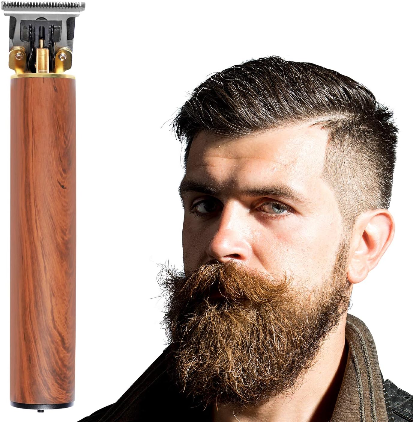 T-Blade Outliner Trimmer, MagiForet Professional Cordless Zero Gapped ...